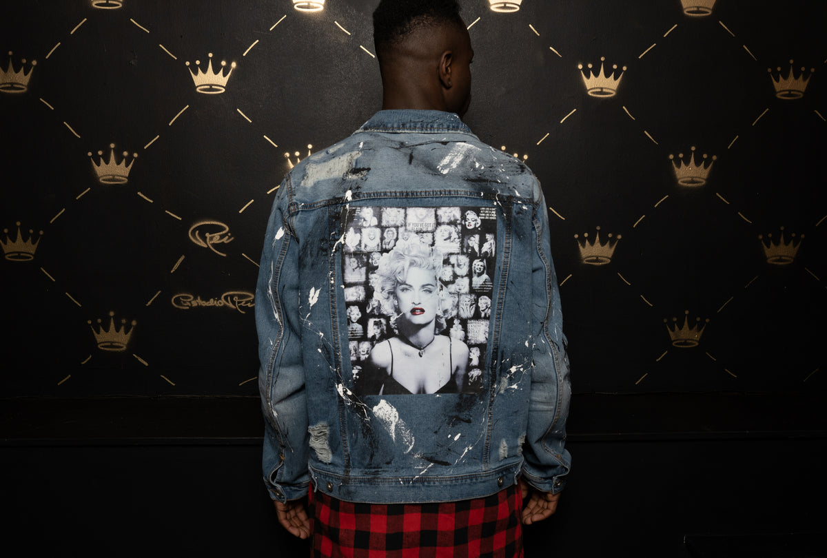 MADONNA MONROE DENIM JACKET – Hunter Rei Studio