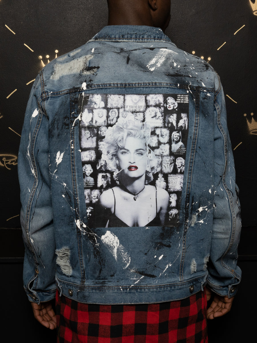 MADONNA MONROE DENIM JACKET – Hunter Rei Studio